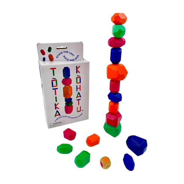 商品名: Totika Kohatu - Woods Rocks スタッキングバランスゲーム TOTIKA KOHATU - A Wood Rock Stacking Gameブランド: Open Spaces高さ: 15.9004cm横幅...