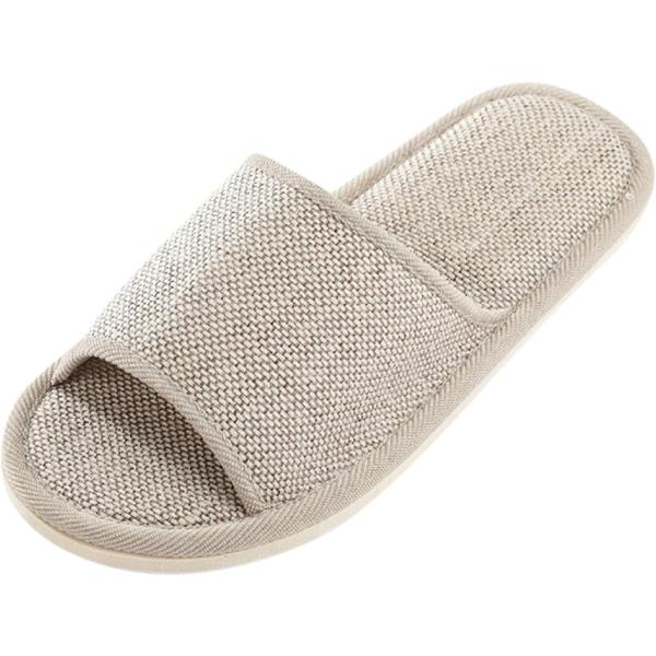 商品名Nevera Shoes Cozy Men Women Open Toe Slippers Casual Summer Slip On House Shoes Memory Foam Slide Sandals Non-Skid So...
