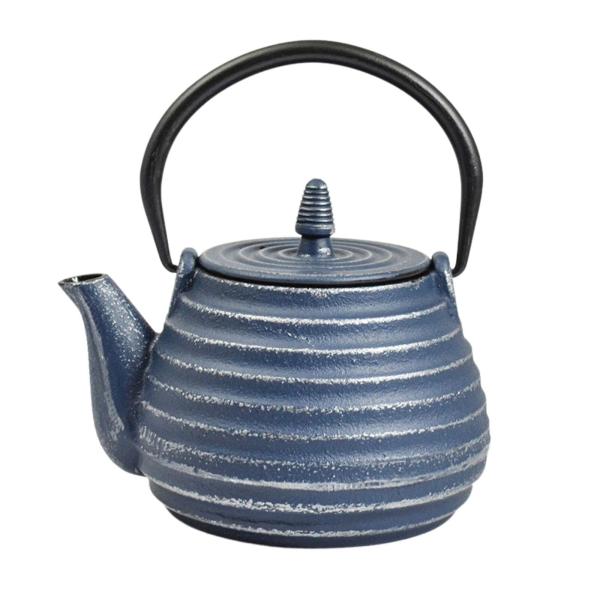 商品名:  Ja by Frieling Tebie Cast Iron Teapot with Stainless Steel Infuser, Blue/Silver, 27 Ounceブランド: Frieling商品サイズ: 27 O...