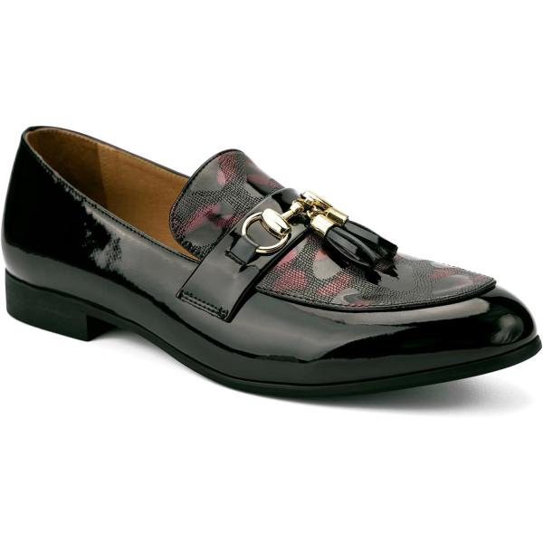 商品名Meijiana Men ’s Black Loafers Fashion for Wedding Dress Shoes with Tassel Embellishment, Black-10, 11 USブランド：Meijiana...