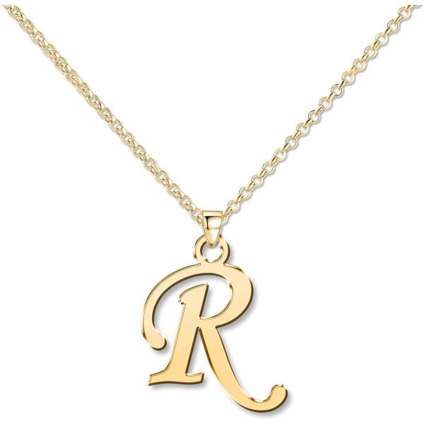 商品名CandyCharms Custom Initial Monogram Letter R Name Necklace Personalized Mom Family Friends BFF Women Giftブランド：CandyCh...