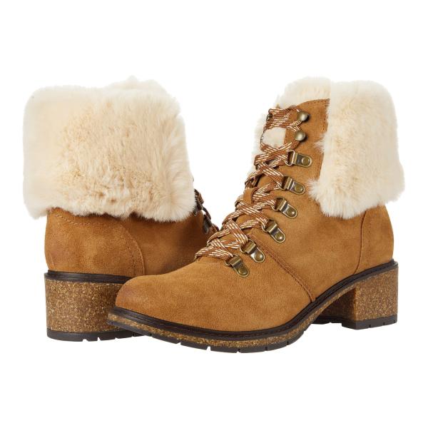 商品名: Aetrex ブルックリン, キャメル, 6-6.5 Aetrex Women's Brooklyn Mid-Calf Orthopedic Snow Boots - Weather-Friendly Lace Up Cozy W...