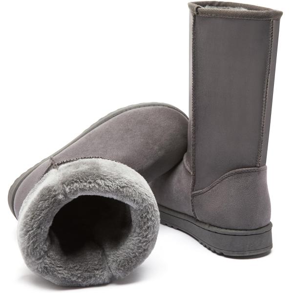 商品名:  ZGR Women's Classics Winter Snow Boots Microfiber Mid-Calf Fur Lined Warm Shoes Outdoor Ankle Booties（US11;Middle ...