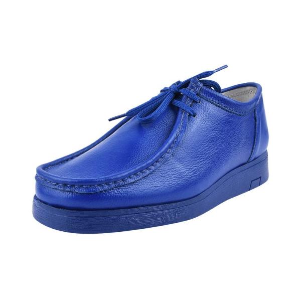 商品名:  LIBERTYZENO HAMARA JOE Mens Genuine Leather Moccasin Toe Lace Up Casual Chukka Boot Shoes 201 Royal 12ブランド: LIBERT...