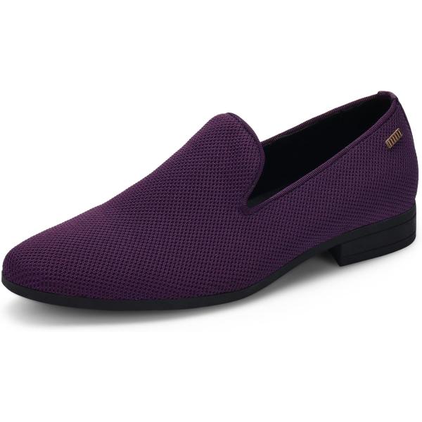 商品名UUBARIS Mens Loafers Dress Shoes Formal Tuxedo Shoes for Prom Graduation Funeral Purple Size 9ブランド：UUBARIS商品サイズ：9高さ：9...