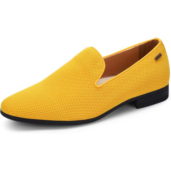 商品名UUBARIS Mens Loafers Dress Shoes Formal Tuxedo Shoes for Prom Graduation Funeral Gold Yellow Size 9ブランド：UUBARIS商品サイズ：...