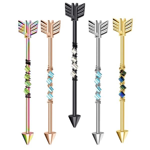 商品名:  5pcs Piercing Jewelry Stud Earrings Turquoise Earrings Body Jewelry 14 Gauge Chic Women Earrings Men Stud Earrings...