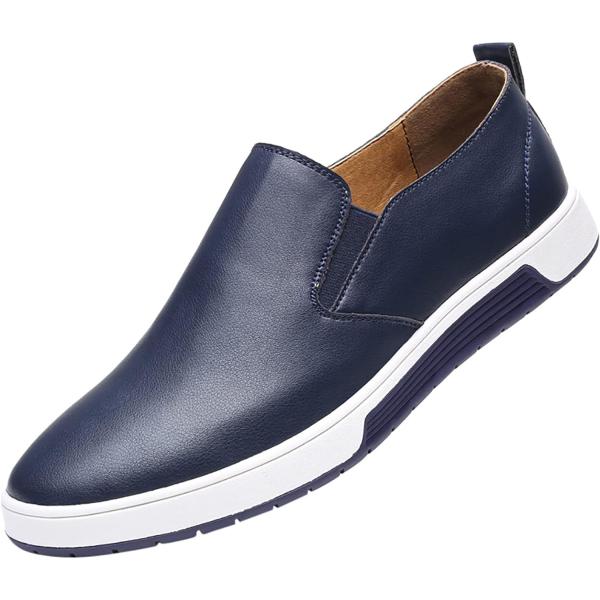 商品名NOGOQU Men's Business Slip-On Leather Shoes Loafer Shoe Casual Walking Shoes Fashion Oxfords Shoes Breathable Formal ...