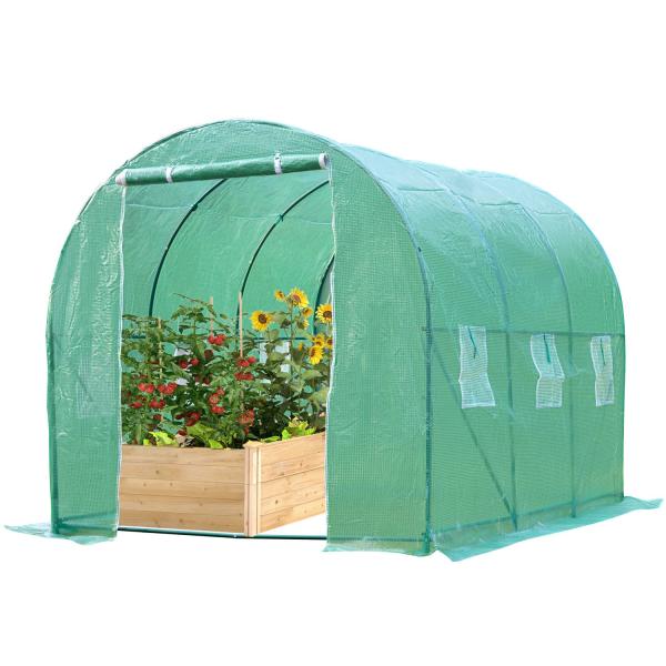 商品名:  Greenhouse 10'xW7'xH7' Walk-in Greenhouses for Outdoors Mini Greenhouse Greenhouse Plastic with Rolling-up Door an...