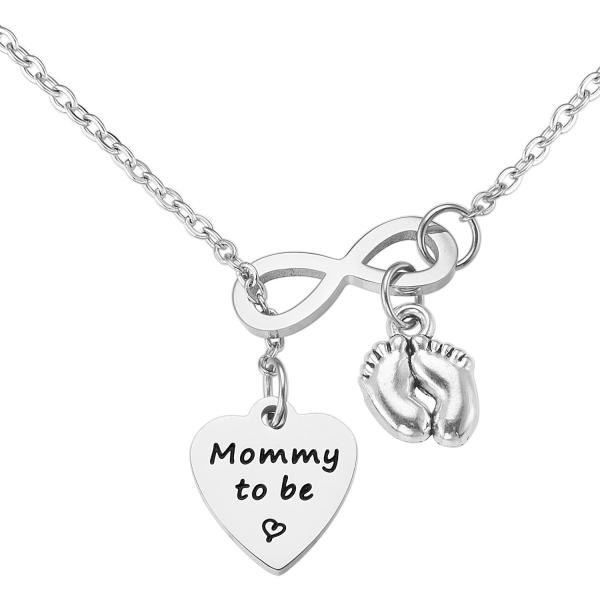 商品名Hutimy Mom to Be ギフトネックレス レディース 彼女 2022年 初めての昇進 妊娠中の母親 Mommy to Be Necalces ジュエリー Soon to Be New Mommy ネックレス, ステンレス鋼,...