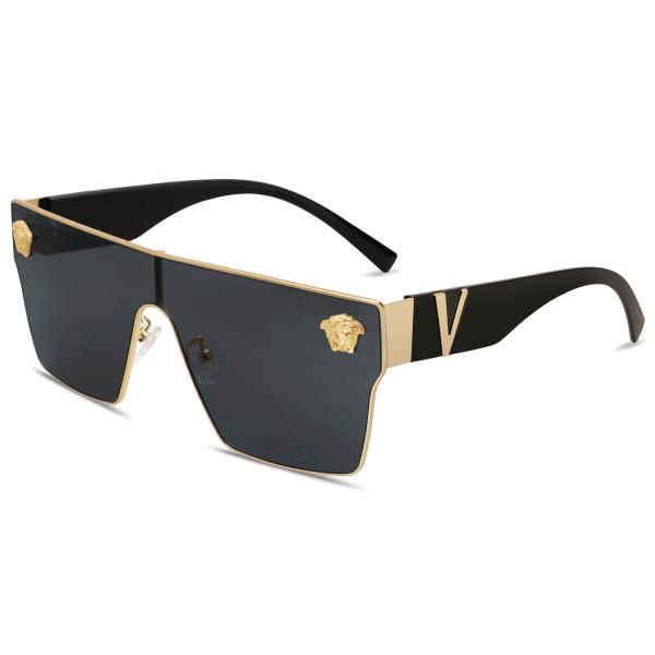 商品名: Oversized Square Sunglasses For Women Men Vintage Trendy Classical Gafas De Sol Para Mujer Sun Glasses AR82087 Alla...