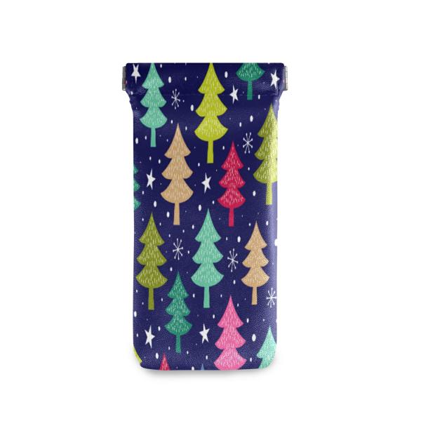 商品名:  OTVEE Christmas Tree Elements Sunglasses Bag Eyeglass Case Large Soft PU Leather Glasses Pouch Storage Bag Holder ...
