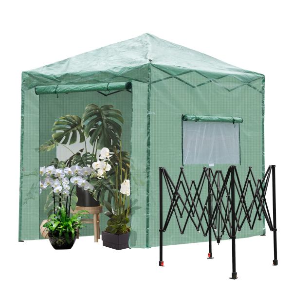 商品名:  VINGLI Portable Walk-in Easy Pop Up Garden Greenhouse, Fast Setup Indoor and Outdoor Plant Green House Canopy with...