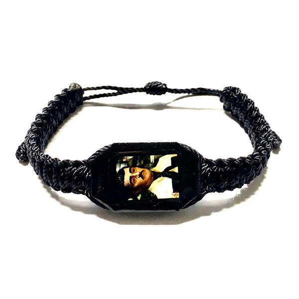 商品名:  Jesus Malverde Black Corded Adjustable Bracelet Wood Charm Women Men Pulsera Negraブランド: Generic商品番号: 色: Black素材: W...