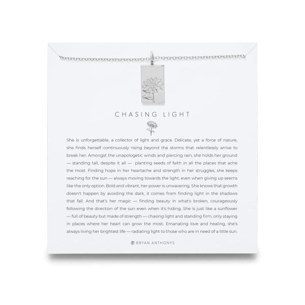 商品名: Bryan Anthonys Chasing ライトシルバーネックレス レディース ペンダント 長さ調節可能 Bryan Anthonys Chasing Light Silver Necklace for Women, Pend...