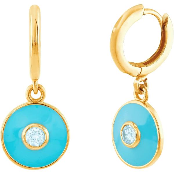 商品名Silpada 'Sky High' ブルートパーズ ドロップイヤリング 18K イエローゴールドメッキ スターリングシルバー, スターリングシルバー 石材 イエローゴールド, トパーズSilpada 'Sky High' Blue ...