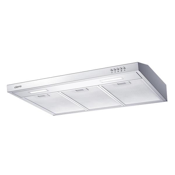 商品名:  Ductless Range Hood 30 inch Under Cabinet Hood Vent with 3 Speed Exhaust Fan Push Button Ducted and Ductless Conve...