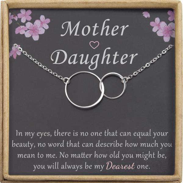 商品名:  YOVOMO Infinity Love Necklace Gift for Grandma Mother Daughter Granddaughter, 925 Sterling Silver Three Interlocki...