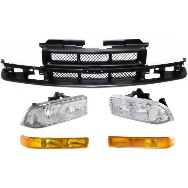 商品名:  Garage-Pro Headlight Kit Compatible With 1998-2004 Chevrolet S10, Fits 1998-2005 Chevrolet Blazer With Turn Signal...
