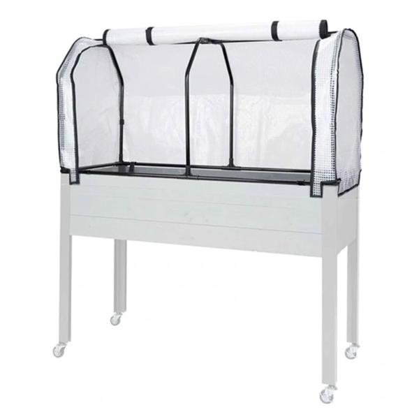 商品名: CedarCraft 温室カバー 長さ47インチ x 幅21インチ x 高さ24インチ 健康な植物に微気候を提供 フレームとカバー付き プランターは含まれません カバーのみ CedarCraft Greenhouse Cover ...