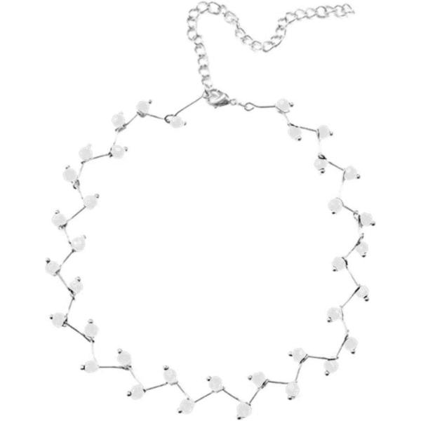 商品名Necklaces for Women Pendant Fashion Jewelry Valentine Gift Fashion Branched Faux Pearl Beaded Choker Necklace Party J...