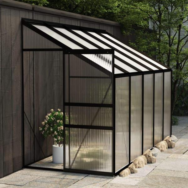 商品名:  Outdoor Greenhouse with Vent Roof - Aluminum Frame - PC Board Plant Greenhouse - UV Resistant Green House for Plan...