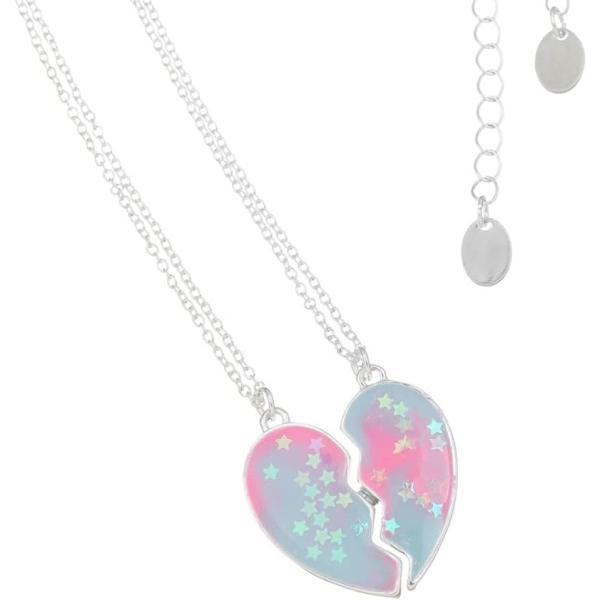 商品名ベストフレンズ ブロークンハートパズル レインボーコアラペンダントネックレス ベストフレンド フォーエバー BFF フレンドシップジュエリー レディース ガールズ ティーンズ向け 2個セット, 金属, 樹脂COLORFUL BLING...