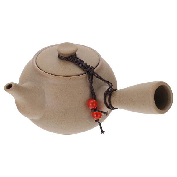 商品名:  Japanese Ceramic Kyusu Teapot Set: Classic Tea Pot Kettle Side Handle Korean Porcelain Kung Fu Teapot Tea Makers M...