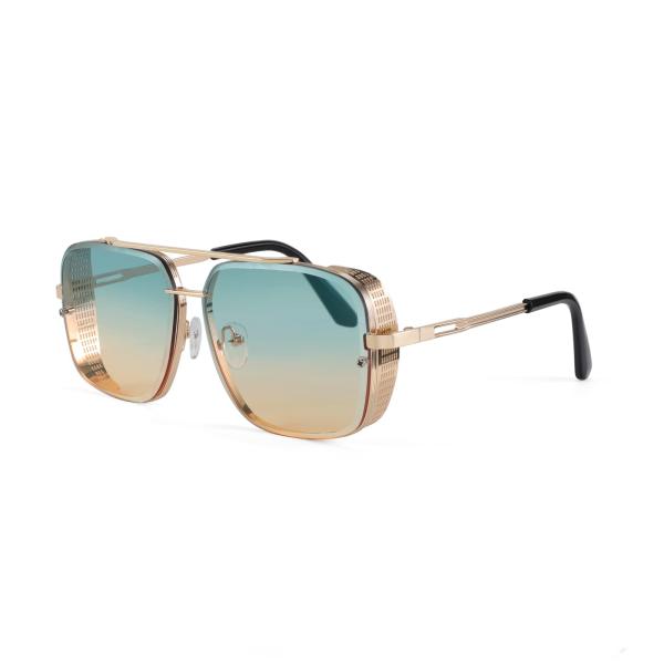 商品名: Sunglasses Mens Women Vintage Pilot Square Trendy Metal Steampunk Fishing Driving Sun Glasses B2894 FEISEDY Sunglas...