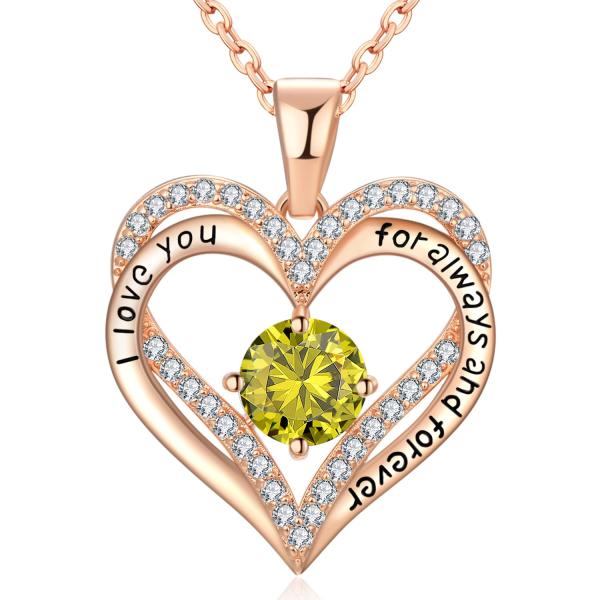 商品名: Lucktree 18K ローズゴールド ネックレス レディース 誕生日プレゼント 女性用ジュエリー 妻 ガールフレンド 娘 妻 誕生日プレゼント 記念日 母の日 クリスマス バレンタインギフト 女性ママへのギフト, キュービック...