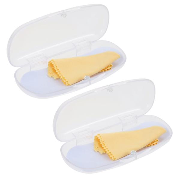 商品名:  FOMIYES 2pcs Boxes Glasses Case Translucent Eyeglass Case Sunglass Case Hard Shell Glasses Pouch Eye Glass Case Le...