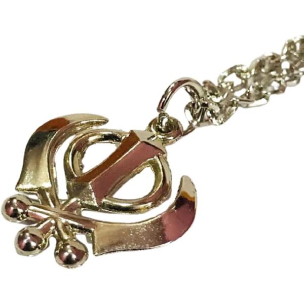 商品名シークカンダ パンジャブシンボルペンダント 宗教的スピリチュアルジュエリー 1インチ 無料のチェーンネックレス付き 車掛け用 男性/女性へのギフトに, M, ステンレス鋼, ステンレススチールSAI MART Sikh Khanda ...