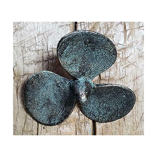 商品名:  N?A 3 Cast Iron Antique Style Nautical Boat Propeller Ships Prop. Beach Door Stop for DIY Projects, Home, Kitchen ...