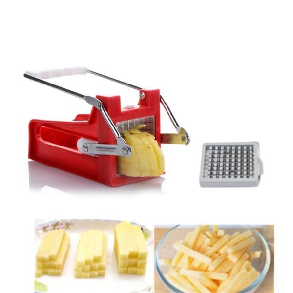 商品名:  Manual Stainless Steel Grid Potato Cutter, Hand Push Potato Slicer for French Fries, Vegetable Chopper for Veggies...