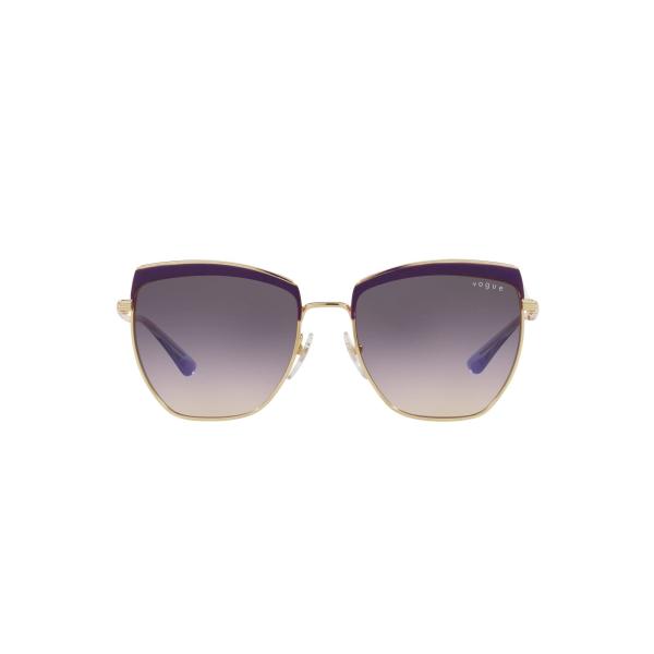 商品名:  Vogue Eyewear Woman Sunglasses Top Violet/Gold Frame, Pink Gradient Dark Grey Lenses, 54MMブランド: Vogue Eyewear商品サイズ...