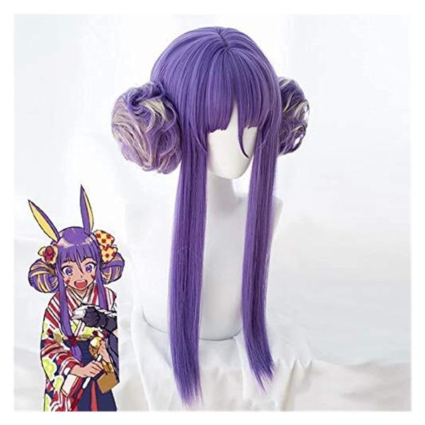 商品名:  Anime Comic Fgo Fate Grand Order Cosplay Wigs Nitocris Cosplay Wig Heat Resistant Synthetic Wig Purple Long Hairs ...