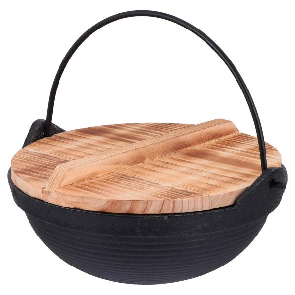 商品名:  1 Set Pot Cast Iron Cookware with Lids Iron Sukiyaki Pan Chafing Dishes with Lids Outdoor Korean Soup Cooking Japa...