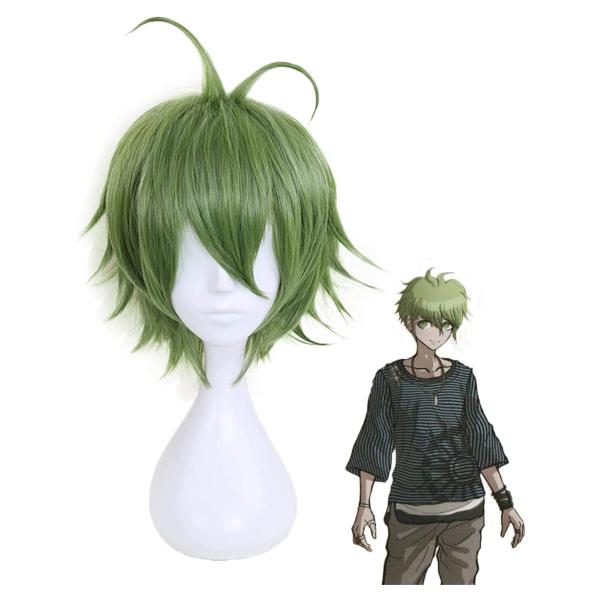 商品名:  Anime Rantaro Rantarou Green Short Cosplay Wig V3 Synthetic Hair Party Wigs for Women Wigsブランド: Youyaa商品番号: 海外の輸入品...