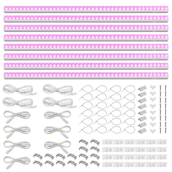 商品名:  Barrina T5 Grow Lights, Full Spectrum, 2ft 80W (8 x 10W, 500W Equivalent), LED Grow Light Bulbs, Plant Lights for ...