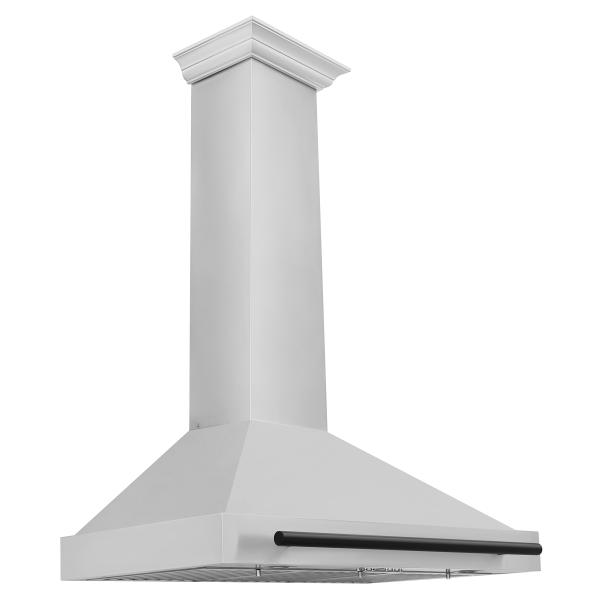 商品名:  ZLINE 36" Autograph Edition Stainless Steel Range Hood with Stainless Steel Shell and Matte Black Accents (KB4STZ-...