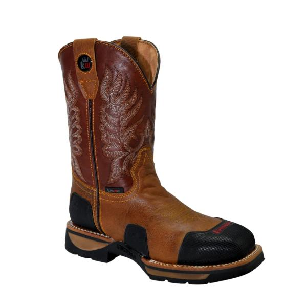 商品名: King Welt バッファロー 8インチ コンポジットトゥ メンズ ワークブーツ, ブラウン, 7 King Welt Buffalo 8" Composite Toe Men Work Bootsブランド: King Welt...