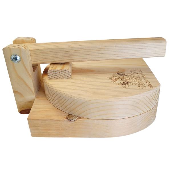 商品名: 本物の木製トルティーヤプレス 9インチ 木製 Prensa de Tortilla de Madera 餃子用 Roti Empanadas ピザ用 米国製 Authentic Wood Tortilla Press 9 Inch...