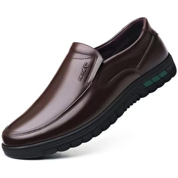 商品名Men's Dress Shoes Formal Cap Toe Oxford Dress Shoes for Men Comfortable Leather Shoes Non-Slip Casual Business Shoesブ...