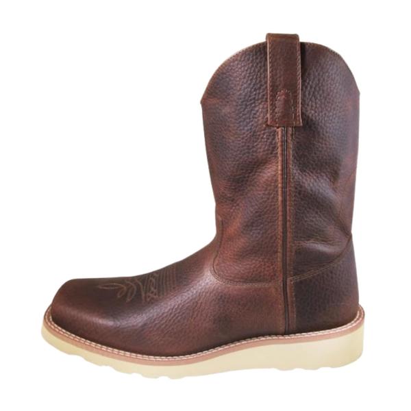 商品名:  Smoky Mountain Boots | Branson Series |?Men’s?Western Boot | Square Toe | Genuine Leather Material | Crepe Wedge S...