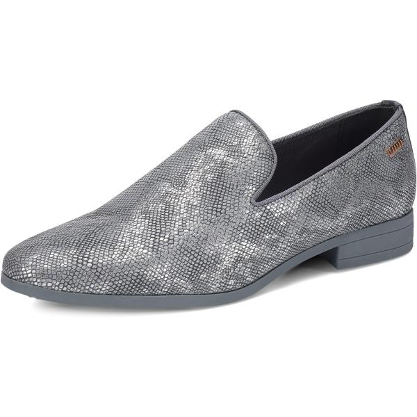 商品名UUBARIS Mens Loafers Dress Shoes Formal Tuxedo Shoes for Prom Graduation Funeral Snake Silver Size 9ブランド：UUBARIS商品サイズ...