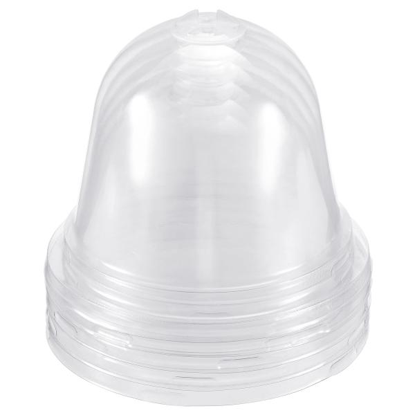 商品名: PATIKIL 10.5cm ガーデンクローシュドーム 5パック ラウンドプラスチック湿度植物プロテクターカバー 庭の温室用 クリア PATIKIL 4.1" Plant Humidity Dome, 5Pcs Round Pla...