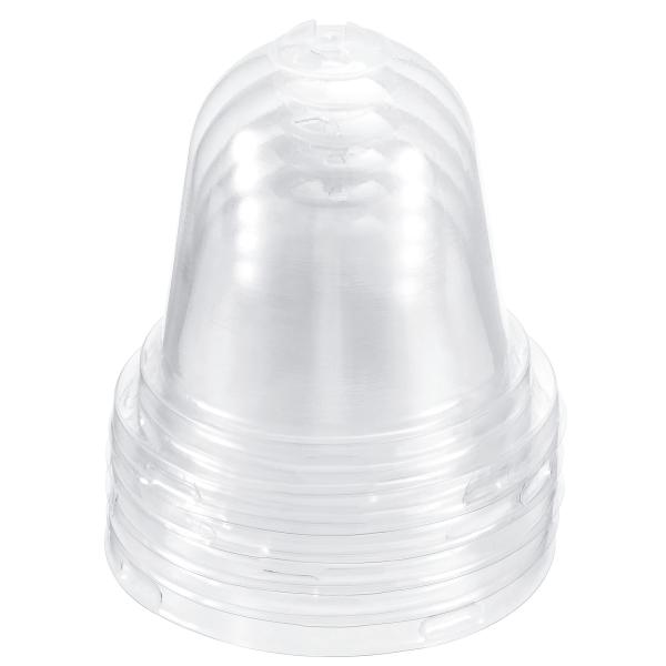 商品名: PATIKIL 8.8cm ガーデンクローシュドーム 5パック ラウンドプラスチック湿度植物プロテクターカバー 庭の温室用 クリア PATIKIL 3.4" Plant Humidity Dome, 5Pcs Round Plas...