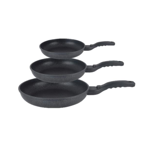 商品名: NEWARE ノンスティックマーブル鍛造アルミフライパン3点セット (8インチ、10インチ、12インチ) NEWARE 3pc Non-Stick Marble Forged Aluminum Frying Pan Set (8"...