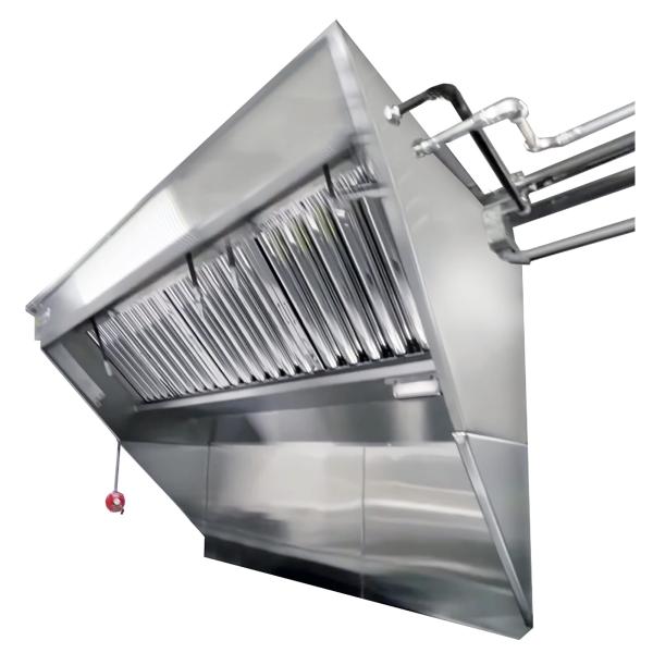 商品名:  6' Integrated Exhaust Hood &amp; Fan System for Food Concession Trailer | Patent Pending Low Box Vent Hood with Si...