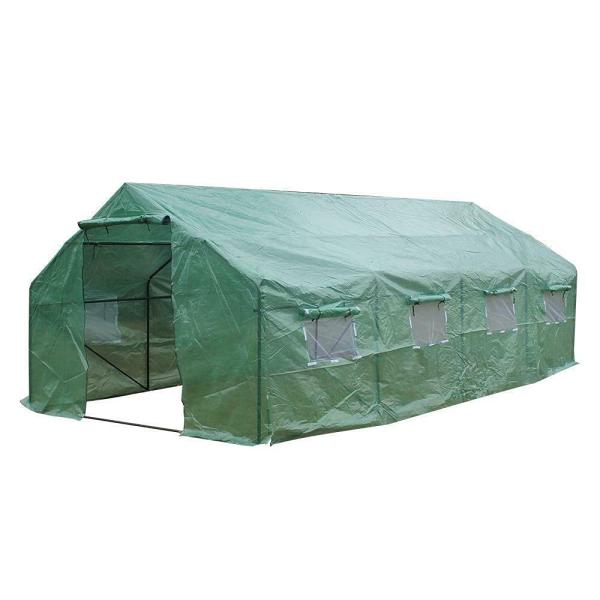 商品名:  Servicrt 20'x10'x7' Plant Gardening Greenhouse Steel Outbuilding Greenhouses for Outdoors Gardening Supplies Mini ...